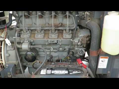 Lot 4 2004 Airman SDG25S 25kVA 20kW Generator on Trailer 7464 hours