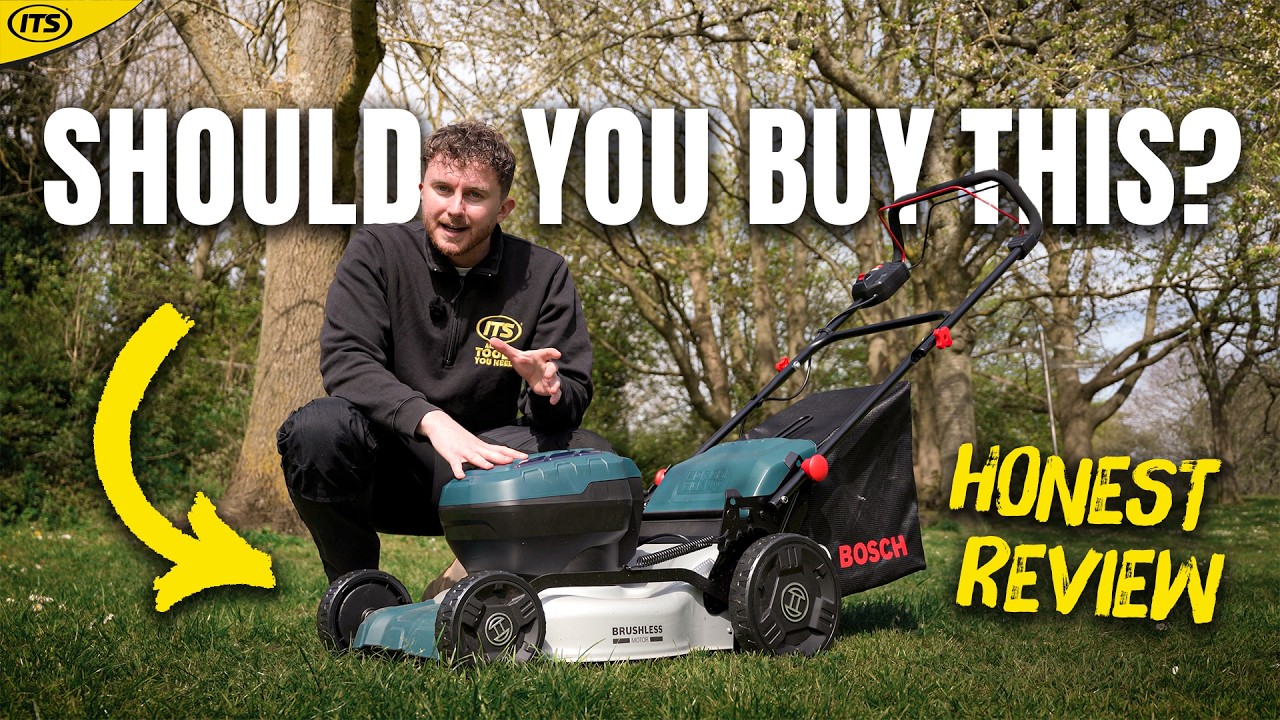 New Bosch Self Propelled Lawn Mower - Honest Review
