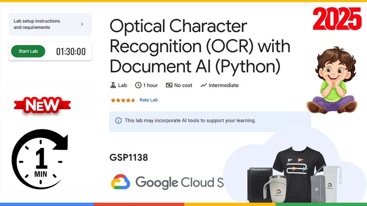 Optical Character Recognition (OCR) with Document AI (Python) | GSP1138
