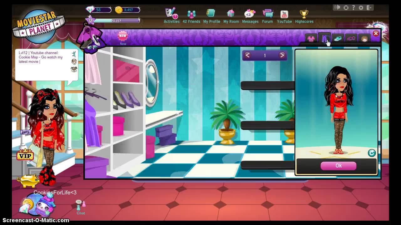 MovieStarPlanet Inventory Collection