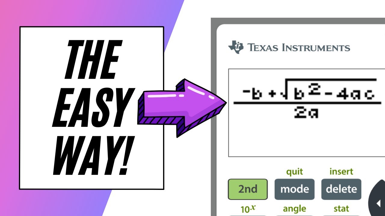 GED Quadratic Formula with Calculator!