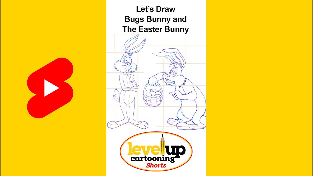 Lets Draw Bugs Bunny |  The Easter Bunny