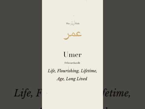 My Name Meaning | Umar Khalik