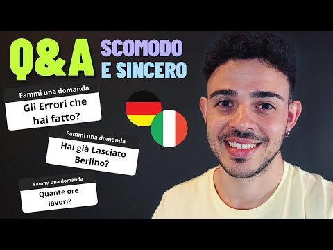 Difficoltà, Scelte Sbagliate, Torno in Italia - Q&A Scomodo e Onesto