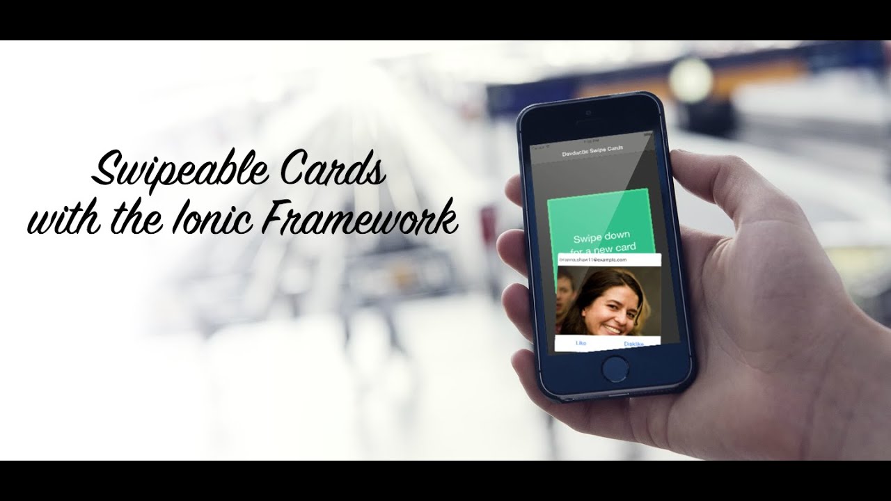 Swipeable Cards with the Ionic Framework