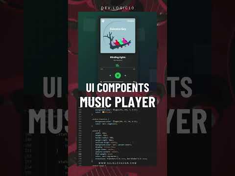 Create a Stunning Music Player UI with Pure HTML, CSS & JavaScript (2024 Tutorial) #cssanimation