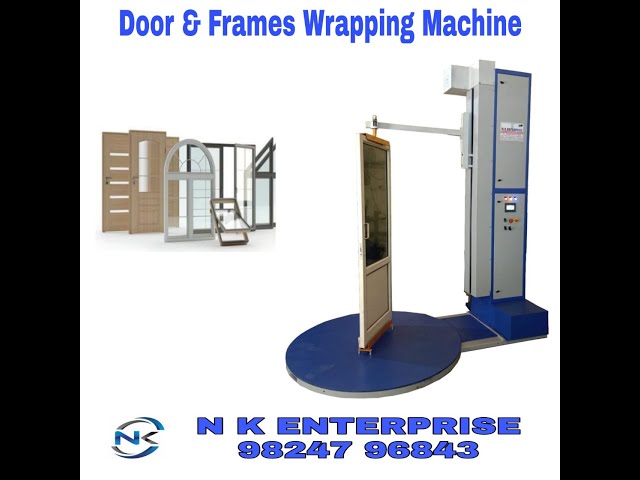 Door And Window Wrapping Machine - Door Stretch Wrapping Machine ...