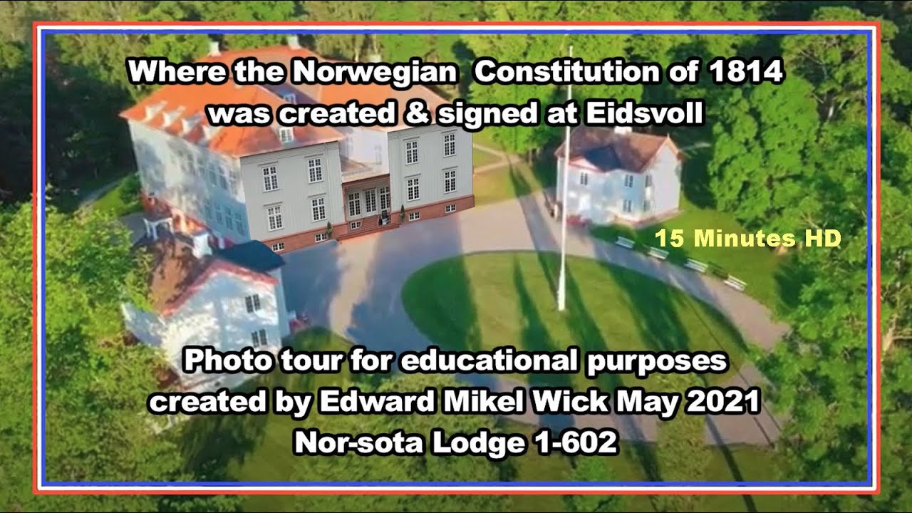 Visit Eidsvoll manor where the 1814 May 17th Norwegian Constitution was created and signed