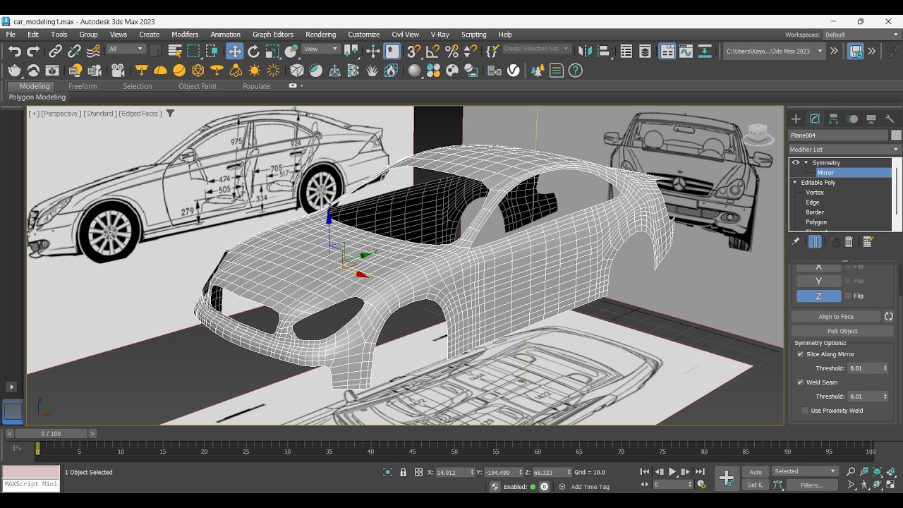 3D Car Modeling in 3ds Max | Full Beginner to Pro Tutorial