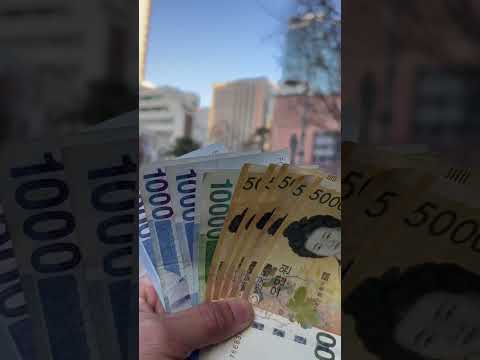 #shorts #viral #won #korea #seoul 200 euro to won = 264,000 mucho money