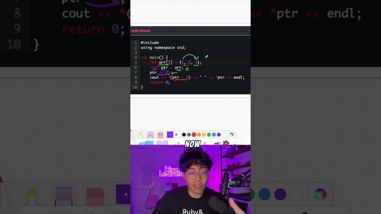 Do you know how pointers work? #computerscience #softwareengineer #coding