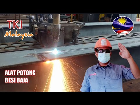 #infotki #kabartki MESIN POTONG BESI BAJA PALING CANGGIH_kerja kilang besi di Malaysia