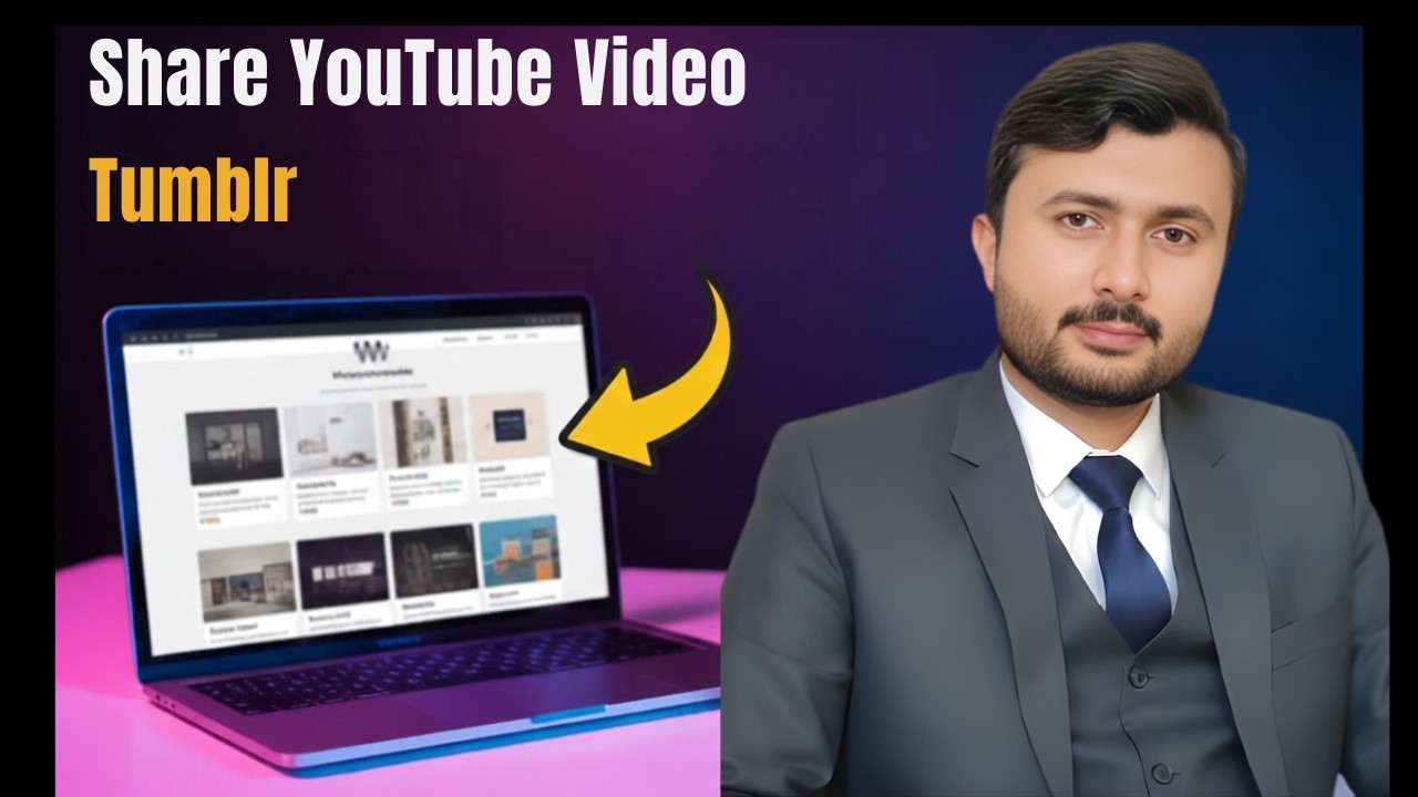 How to share a YouTube video on Tumblr social media platform to get more views