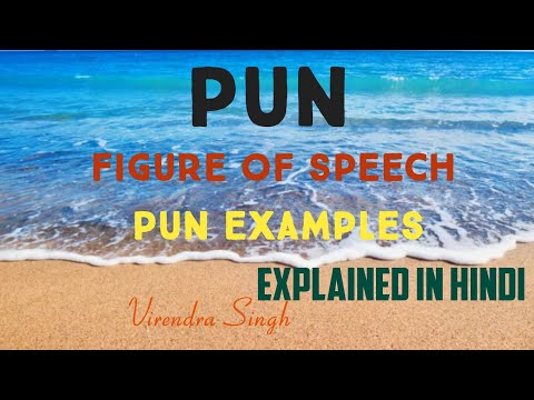 PUN | Figure of speech | Pun Examples | Explained in Hindi Virendra Singh