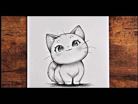 how To Draw Anime Cat | Draw so Cute | Anime Drawing step by step