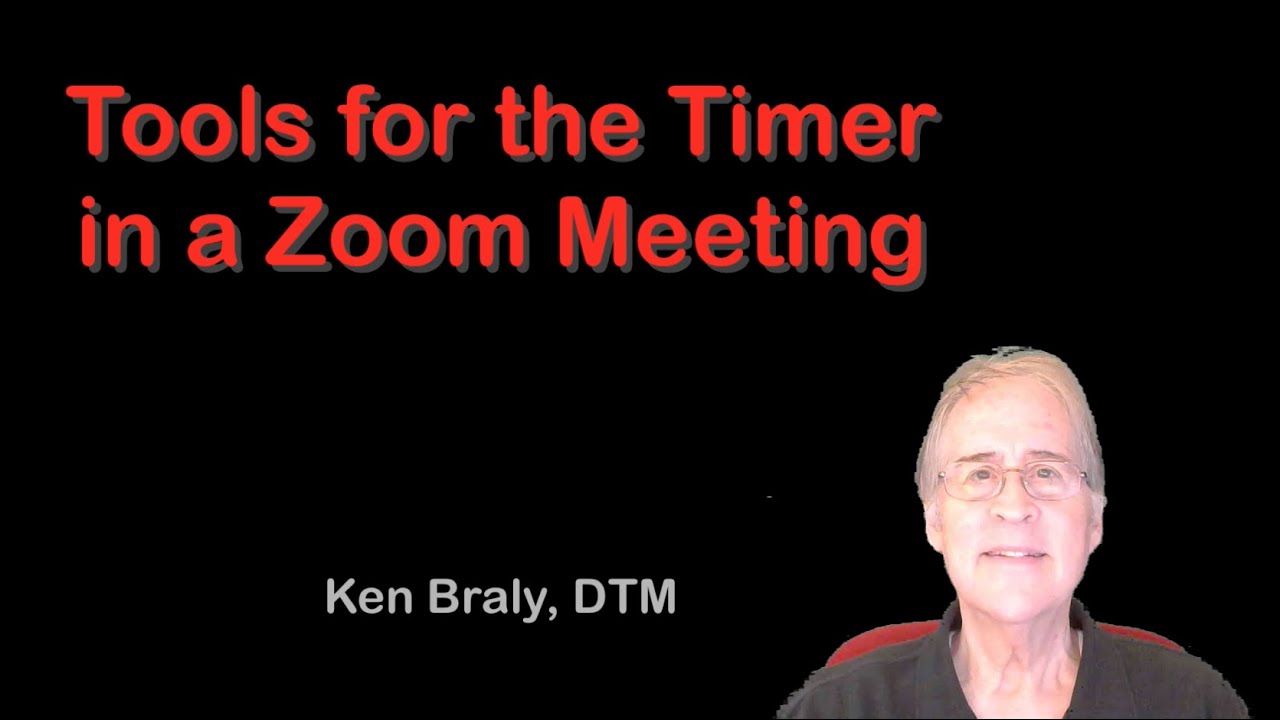 Toastmasters Timer Tools for Zoom Meetings