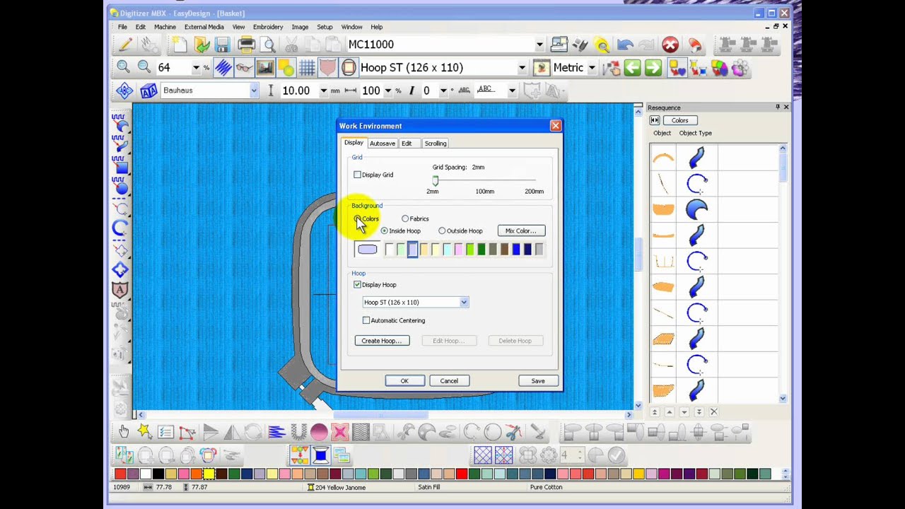 Digitizer MBX Tutorial - Setup Menu