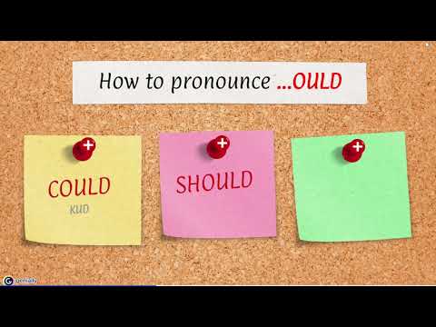๐ด CORRECT pronunciation of โฆOULD. Learn in 3 minutes!