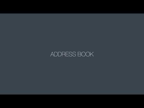 Manage Word list and Address book