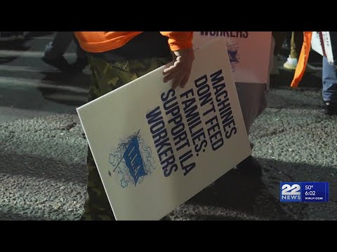 Port workers from Maine to Texas go on strike after contract disputes