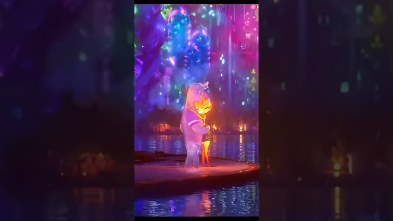 Elemental (2023) Ember and Wade touch for the first time then dance