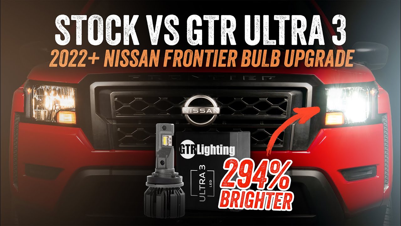 2022+ Nissan Frontier LED Headlight Upgrade - 294% BRIGHTER! | GTR Lighting Ultra 3 Review & Install