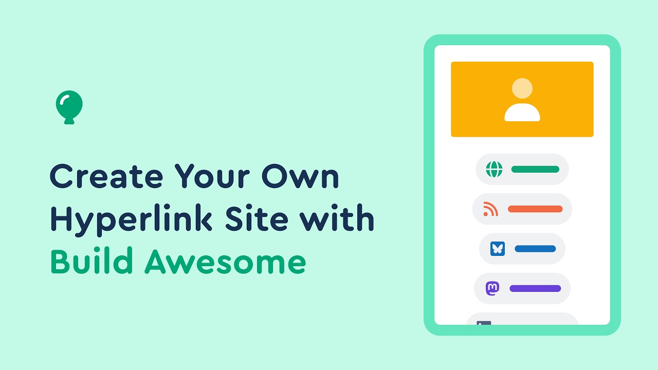 Create Your Own Hyperlink Site with Build Awesome | Demo