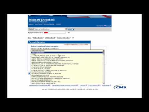 PECOS Enrollment Tutorial – Initial Enrollment for an Individual Provider