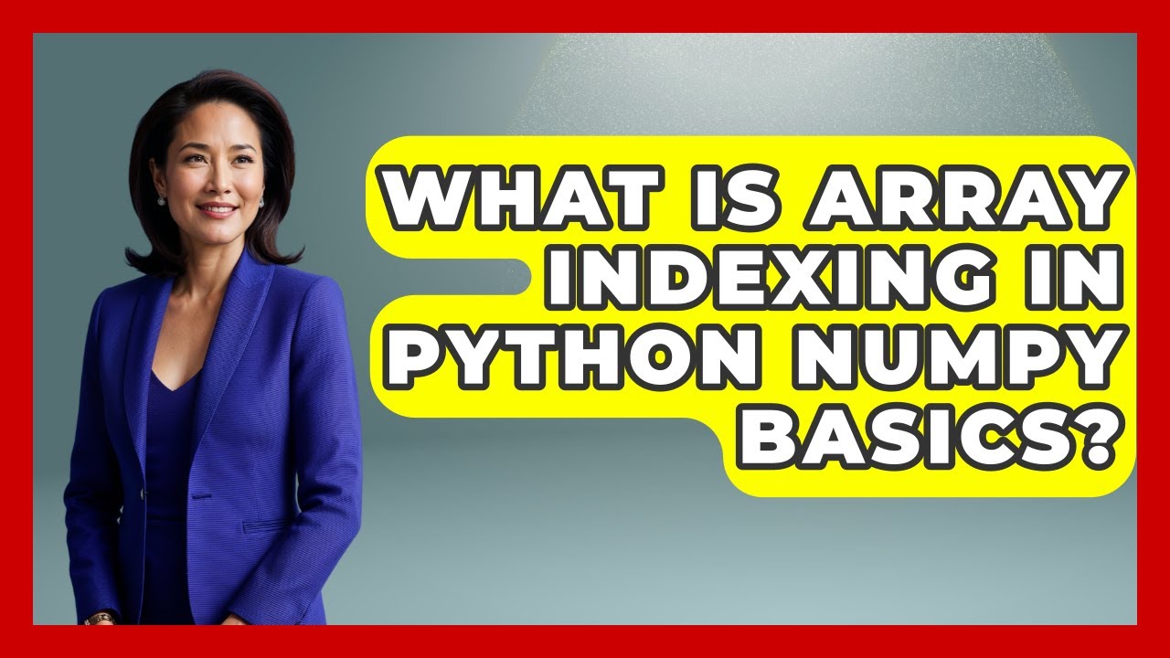 What Is Array Indexing In Python NumPy Basics? - Python Code School