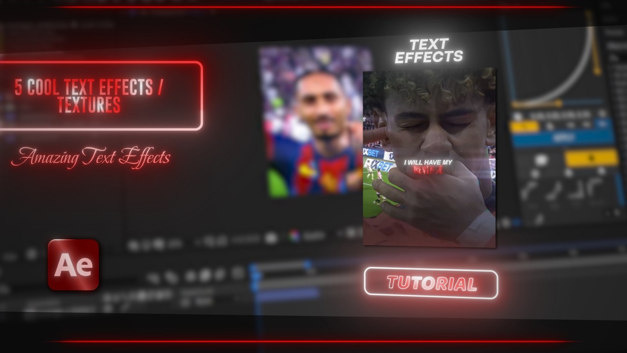 How to make COOL TEXT EFFECTS | After Effects Tutorial