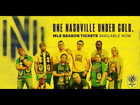 One Nashville Under Gold: Nashville SC MLS season tickets are now available