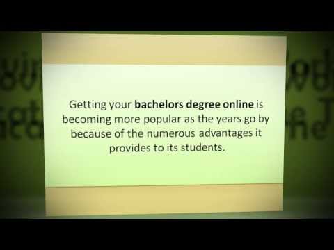 Online Education Getting An Online Bachelor's Degree