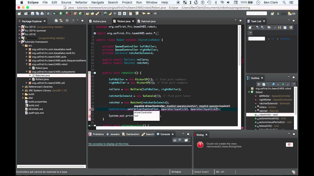 FRC Java Programming Tutorial - 12 - Controllers Part 1