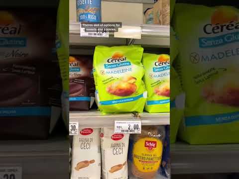 Is it hard to find "Gluten Free" groceries in Italy?