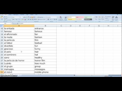 Spanish media vocabulary