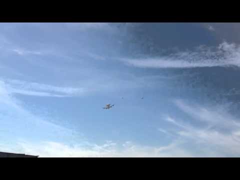 Endeavor flies over Prospect Studios (Los Angeles, CA)