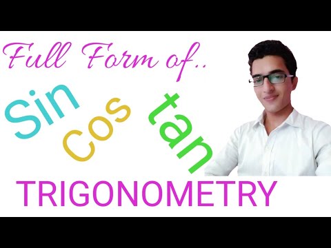 Math Class 10 Trigonometry Full form of Sin, Cos, tan_in details PART- 7
