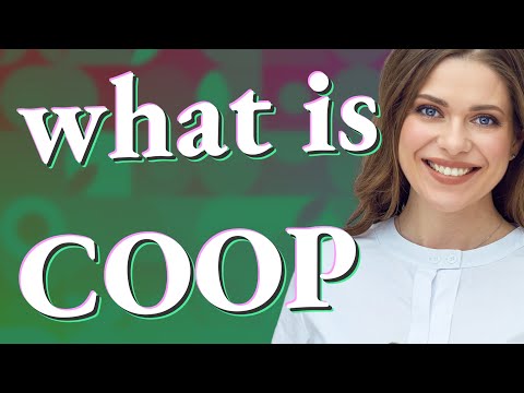 Coop | meaning of Coop