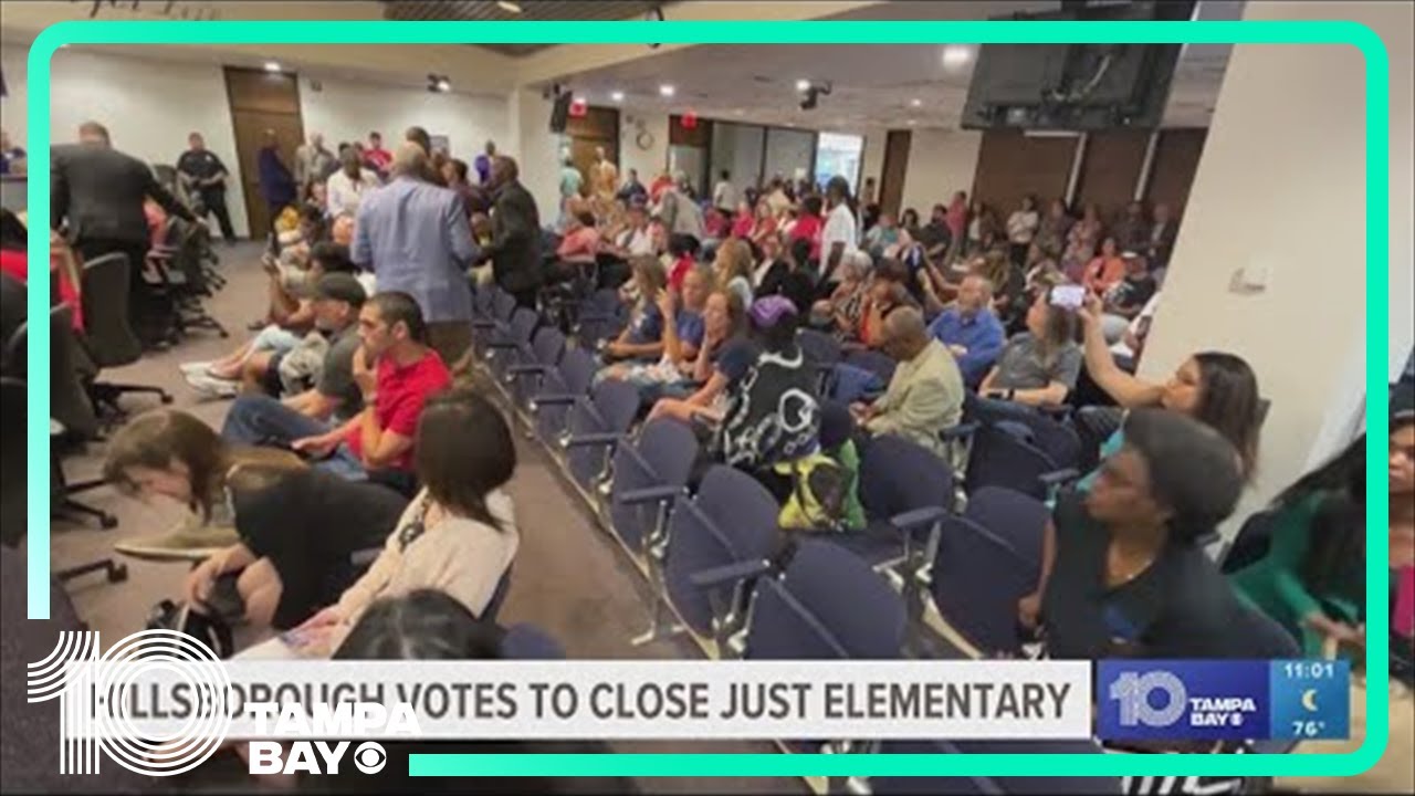Hillsborough school board votes 4-3 in favor to close Just Elementary School