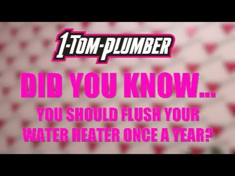 DID YOU KNOW..To Flush Your Water Heater Annually? - 1 Tom Plumber (Space Coast, FL)
