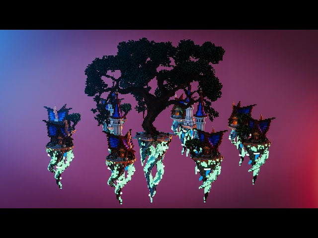 fantastic islands - fantasy skywars map Minecraft Map