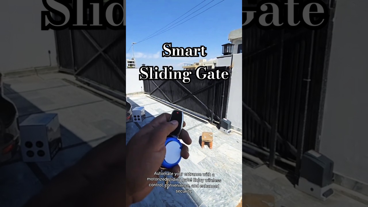 Motorized Sliding Gate: Wireless Control, Ultimate Home Security