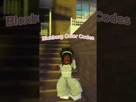Bloxburg Theme Color Codes | Bloxburg | #roblox #bloxburg #shorts