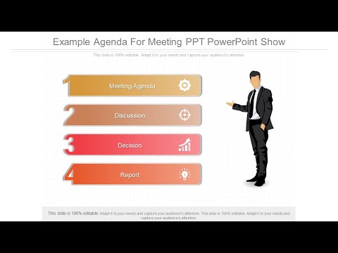 Example Agenda For Meeting Ppt Powerpoint Show