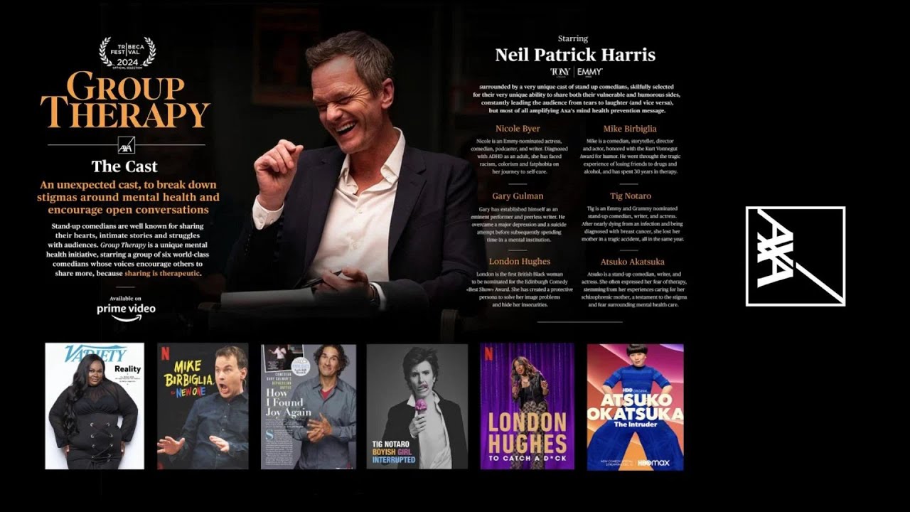 AXA - GROUP THERAPY (Case Study) | Campaign