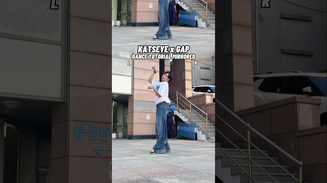 KATSEYE x GAP - ‘Milkshake’ DANCE TUTORIAL MIRRORED #dancetutorial
