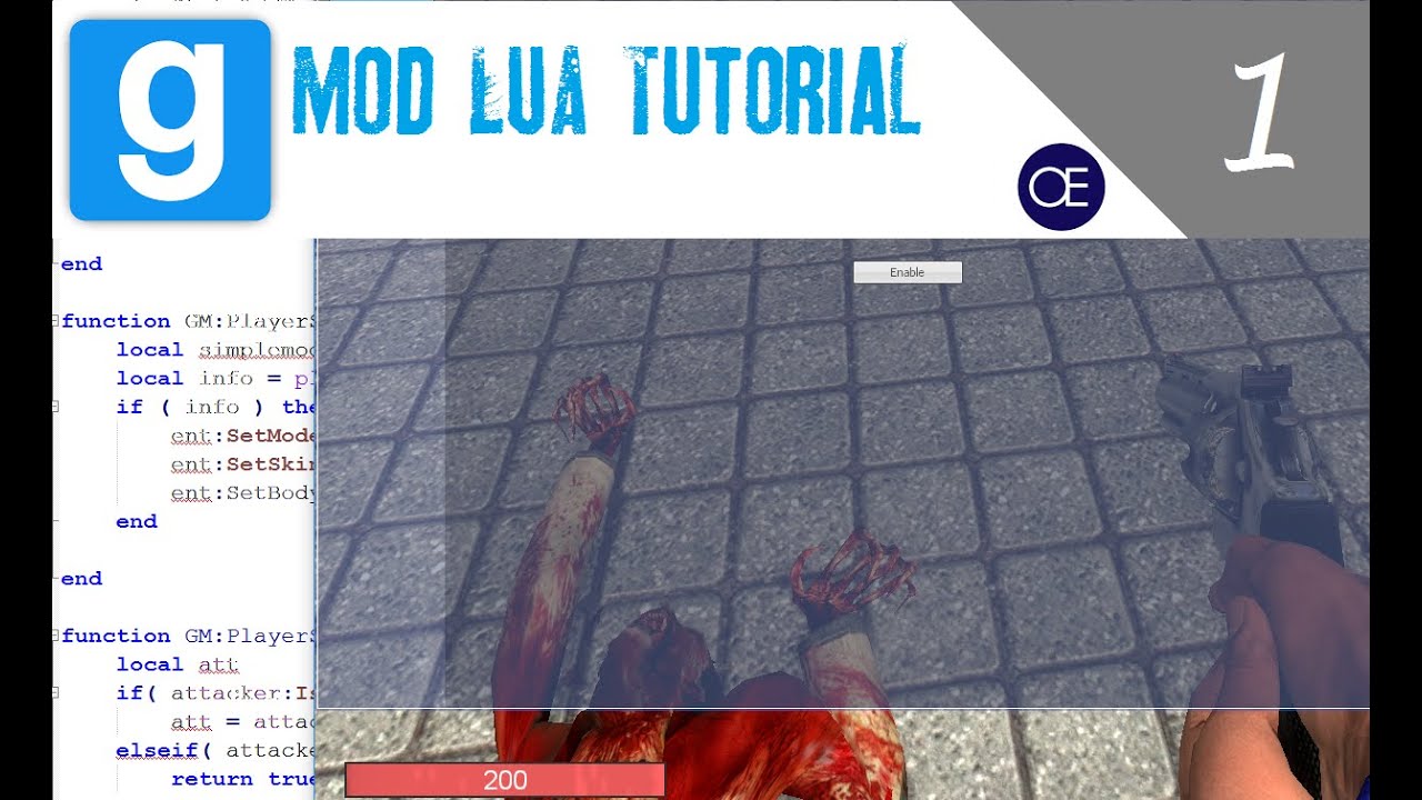 [Gmod] Lua Tutorial 1: General Setup