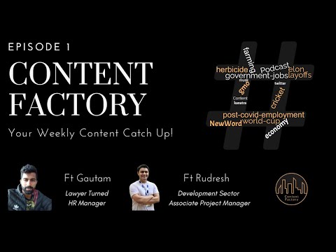 Content Factory Podcast - Weekly Wrap Up - EP #1 - #Cricket, #Twitter, #Kanatra #drivetosurvive