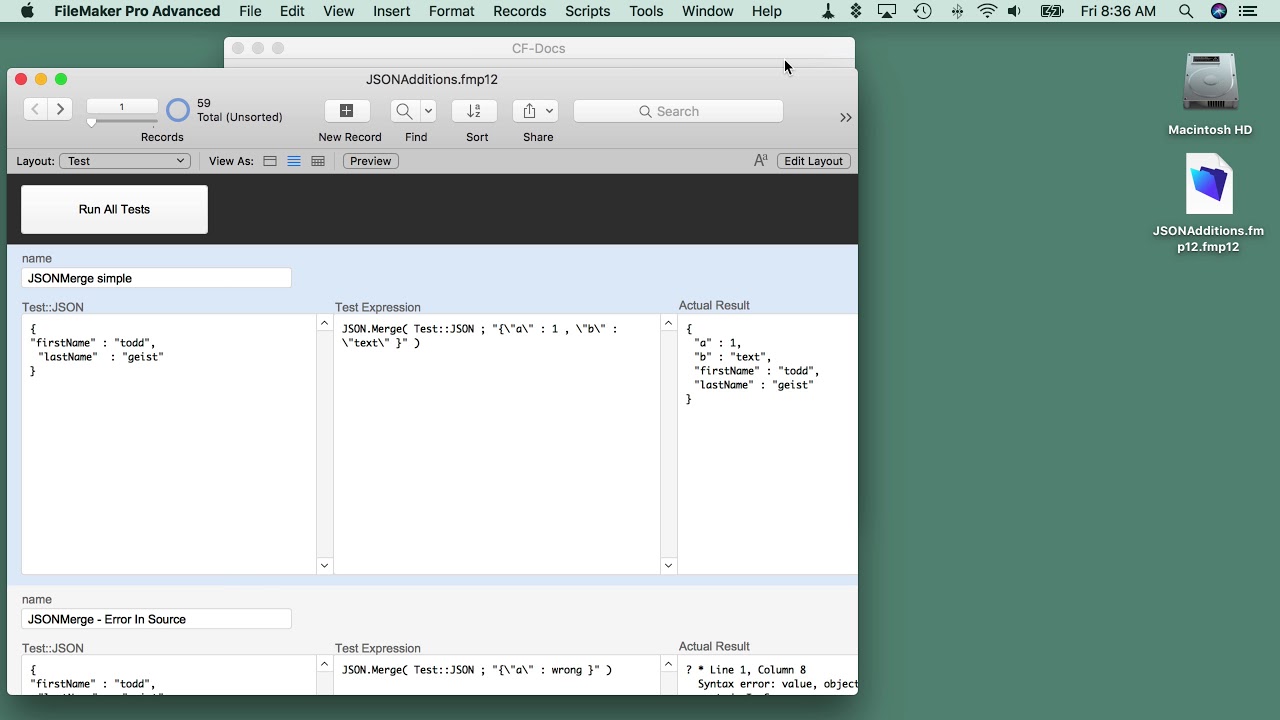 Documenting Custom Functions