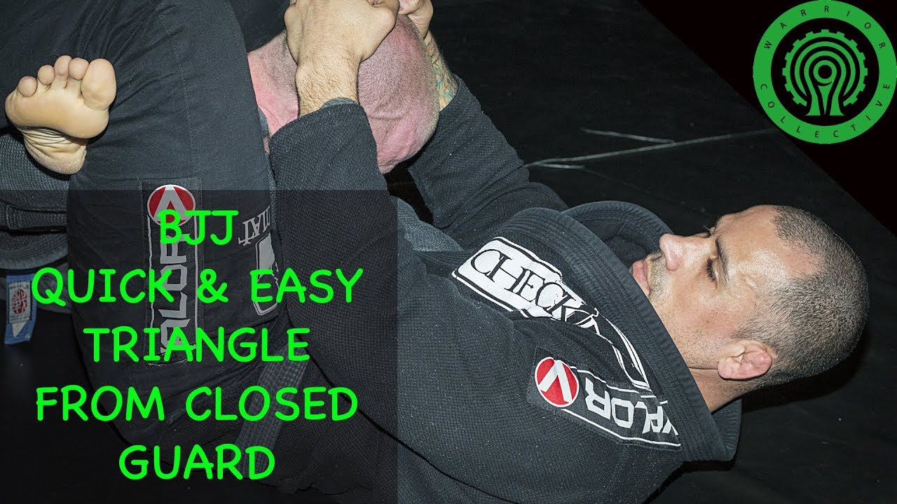 BJJ Quick and Easy Triangle from closed Guard Tutorial